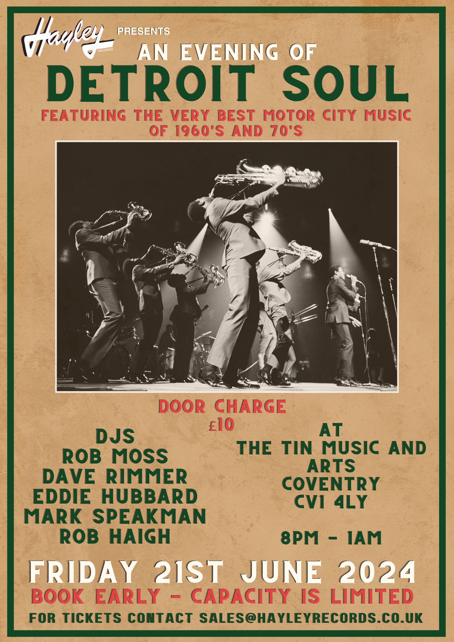 Events – The Tin Music and Arts